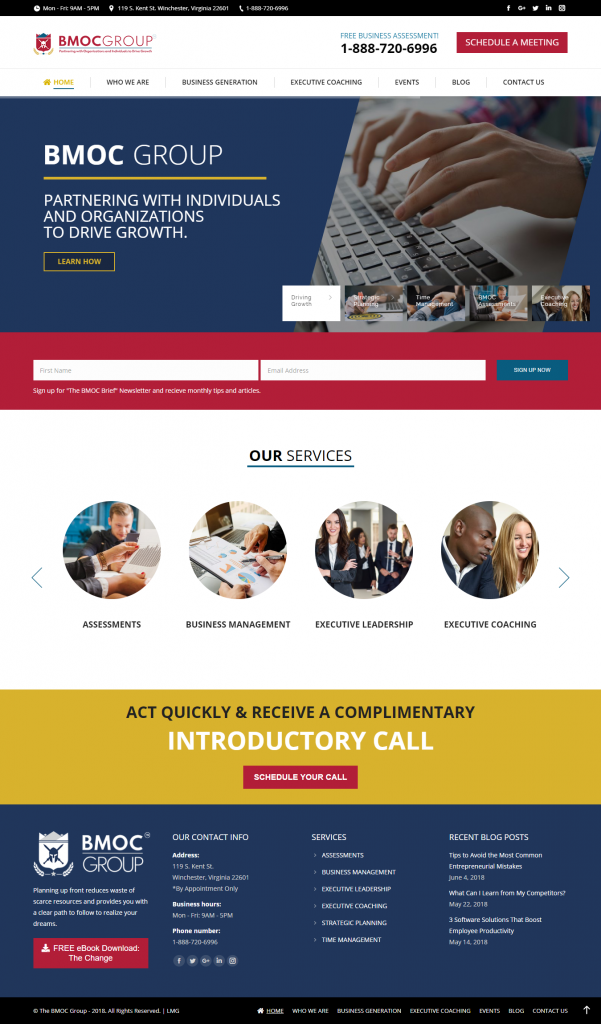 The BMOC Group - LMG Web DesignLMG Web Design